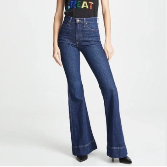 Alice + Olivia | Jeans | Alice Olivia Beautiful High Rise Bell Bottom Flare Dark Wash Jeans 25 ...